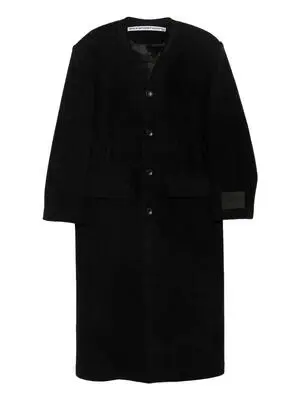 Alexander Wang Collarless Coat - Black