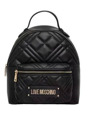 MOSCHINO Logo-Patch Backpack