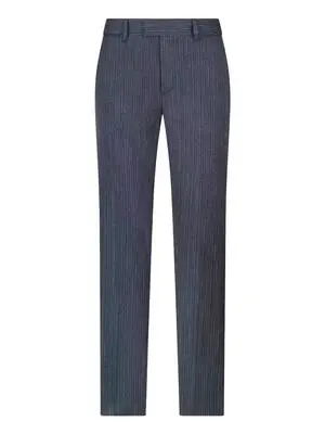 Liu Jo Pinstripe Trousers - Blue