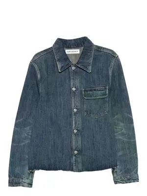 Our Legacy Patch-pocket Denim Jacket - Blue