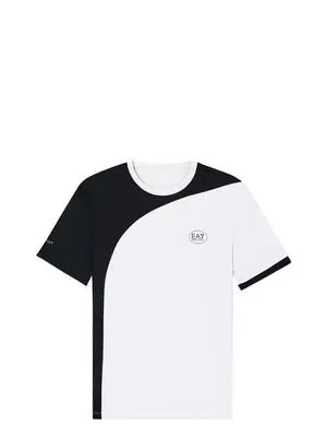 Emporio Armani Ea7 Tennis Pro Ventus7 Technical T-shirt - White