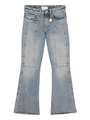 Stella McCartney Vintage Wash Kick-flare Jeans - Blue