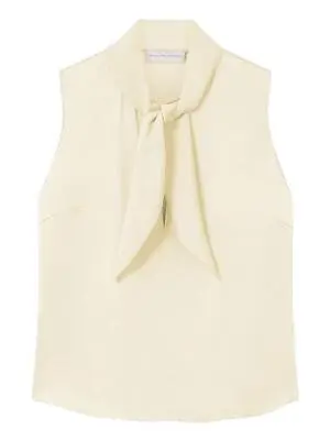 Stella McCartney Tie-neck Sleeveless Top - White