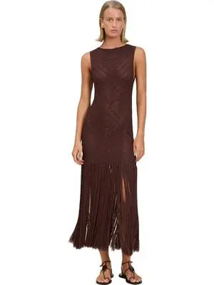 Devon Windsor Leiza Maxi Dress - Burgundy