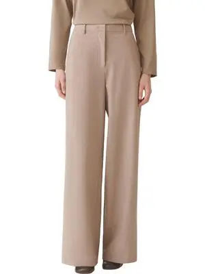 Fabiana Filippi Wide Leg Pants Natural