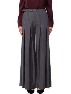 HANITA Wide Leg Trousers - Grey