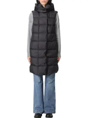 Peuterey Padded Waistcoat With Hood - Black