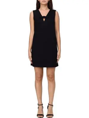 TWINSET Sleeveless Mini Dress - Black