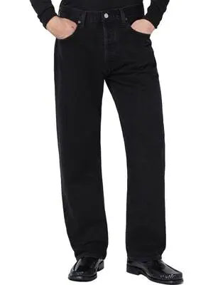 AGOLDE Straight Leg Jeans - Black