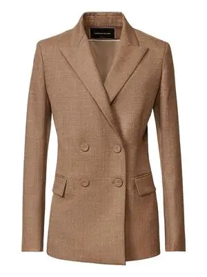 Fabiana Filippi Double Breasted Jacket - Camel
