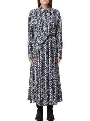 Max Mara Printed Maxi Dress - White