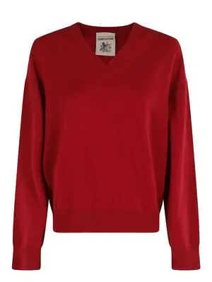 SEMICOUTURE Pullover Sweater Red