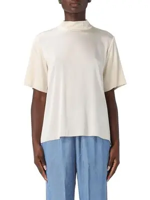 FORTE_FORTE High Neck Top - White