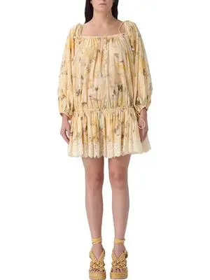 Zimmermann Floral Print Dress - Yellow