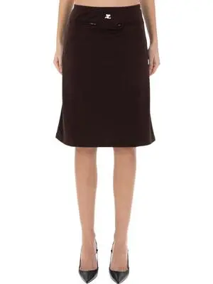 COURREGES Skirt - Burnt