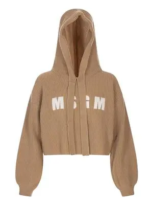 MSGM Pullover Sweater - Brown