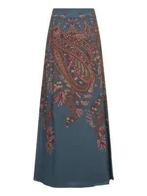 Etro Printed Skirt - Blue