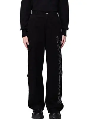 DISCLAIMER Embellished Pants - Black