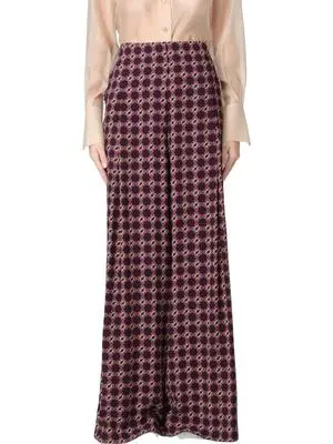 Dries Van Noten Wide Leg Trousers - Multicolor