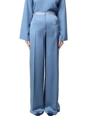 FORTE_FORTE Wide Leg Trousers - Sky Blue