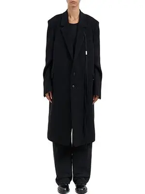 ANN DEMEULEMEESTER Tailored Coat - Black