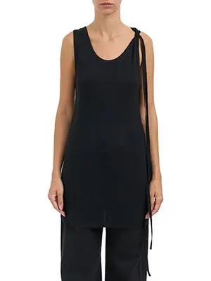 ANN DEMEULEMEESTER Sleeveless Top - Black