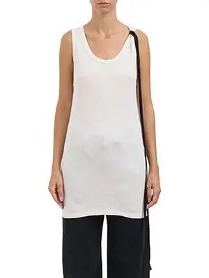 ANN DEMEULEMEESTER Sleeveless Top - White