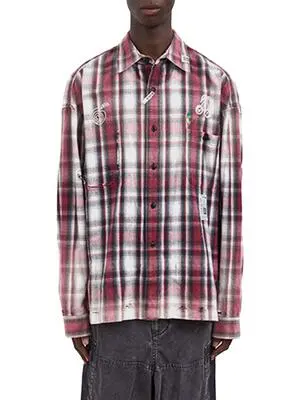 Mihara Yasuhiro Shirt Men Red