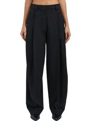 THELATEST Wide Leg Trousers - Black