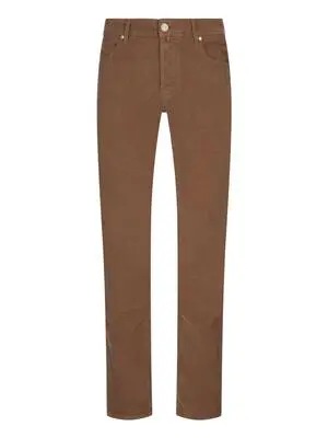 Jacob Cohen Trousers Brown