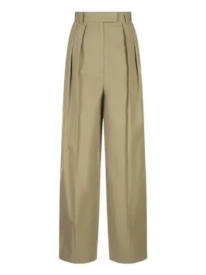 La DoubleJ Wide Leg Trousers - Green