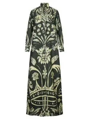 F.R.S FOR RESTLESS SLEEPERS Printed Dress - Green
