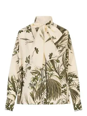 F.R.S FOR RESTLESS SLEEPERS Floral Print Shirt - Green