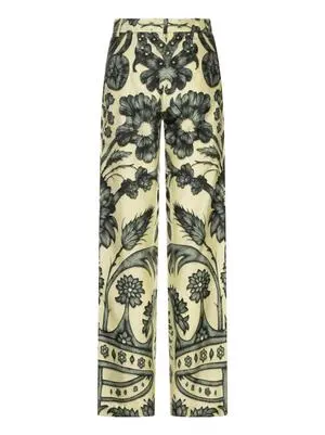 F.R.S FOR RESTLESS SLEEPERS Printed Trousers - Green