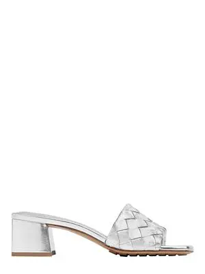 BOTTEGA  VENETA Bottega Veneta Parco Mule - Silver