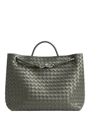 BOTTEGA  VENETA Large Intrecciato Leather Andiamo Bag - Pickle