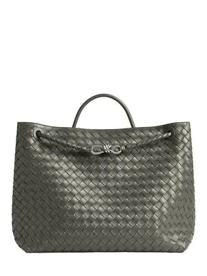 BOTTEGA  VENETA Large Intrecciato Leather Andiamo Bag - Pickle