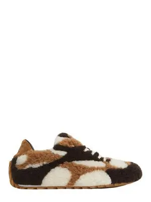 BOTTEGA  VENETA Orbit Flash Lace-up Sneaker - Popcorn/caramel/fondant