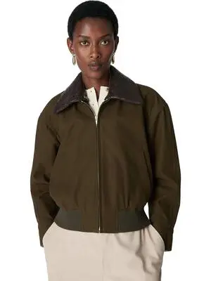 BOTTEGA  VENETA Cotton Twill Blouson - Deep Moss