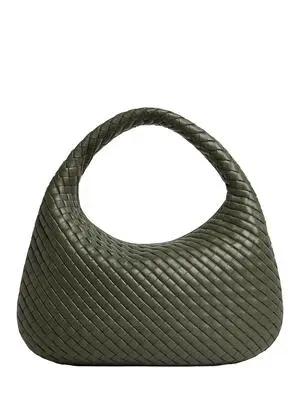 Bottega Veneta Padded Intrecciato Shoulder Bag - Pickle