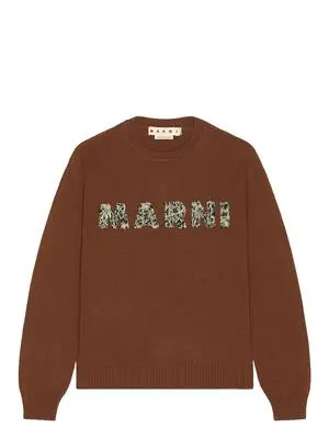 Marni Roundneck Sweater - Brown