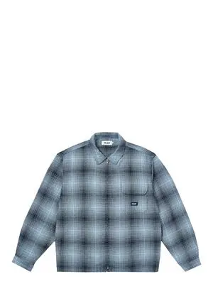 PALACE Ghost Zip Shirt Blue