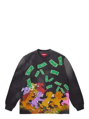Supreme All Dogs Go To Heaven Long-sleeve Top - Black