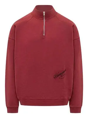 WILLY CHAVARRIA Bravo Quarter Zip - Red