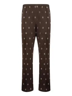 Needles Track Pant Poly Jacquard - Brown