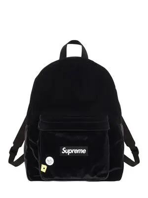 Supreme Velvet Backpack - Black