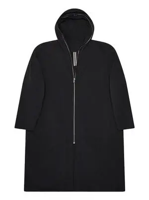 Rick Owens Gimp Mac Wide Coat - Black