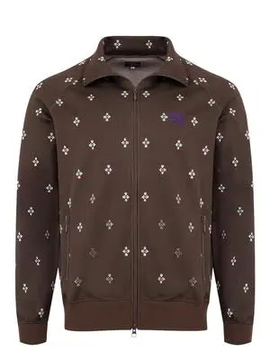Needles Track Jacket Poly Jacquard - Brown