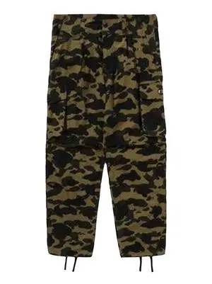 A BATHING APE 1st Camo Regular Fit 6 Pocket Pants - Green