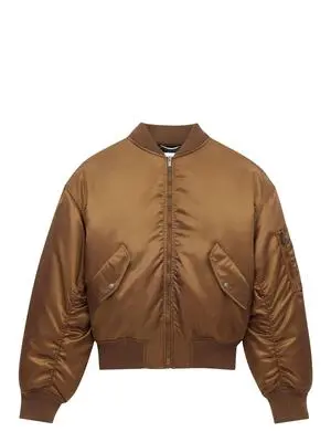 Saint Laurent Ample Bomber Jacket - Brown